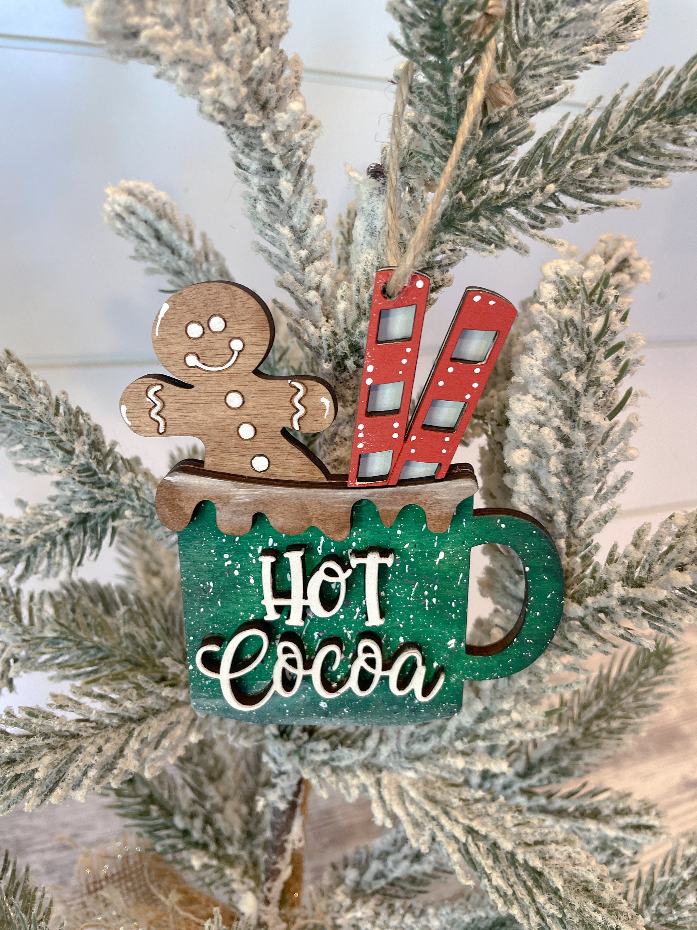 Hot Cocoa Gingerbread Ornament DIY Kit | Christmas Craft | Craft Night ...