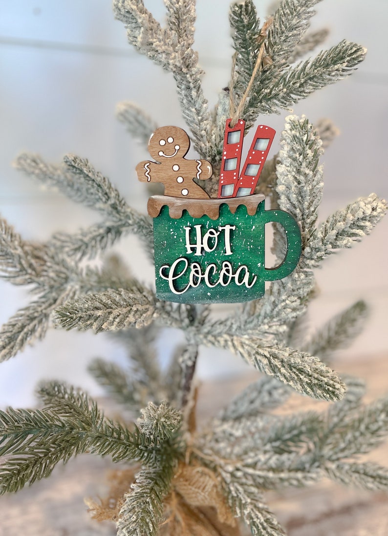Hot Cocoa Gingerbread Ornament DIY Kit | Christmas Craft | Craft Night ...