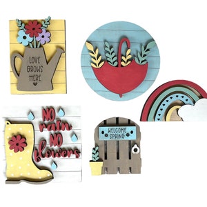 Spring Tiered Tray | Spring Craft | DIY Kit | Tray Decor | Wood Craft ...