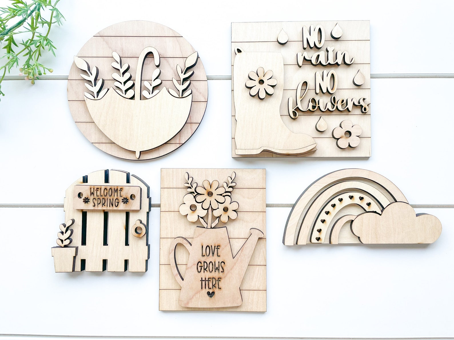 Spring Tiered Tray Spring Craft DIY Kit Tray Decor Wood Craft Kit ...