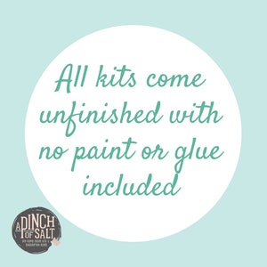 Interchangeable Wood Sign Display Kit | Holiday Signs | Craft Kit | DIY ...