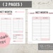 Printable Net Worth Tracker, PDF Net Worth Tracker - Etsy