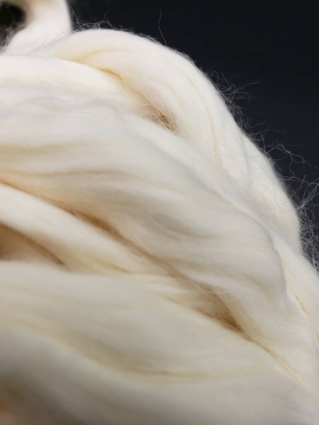 4 Ozs Egyptian Cotton, Combed Top, Roving, Spinning Fiber, Natural ...