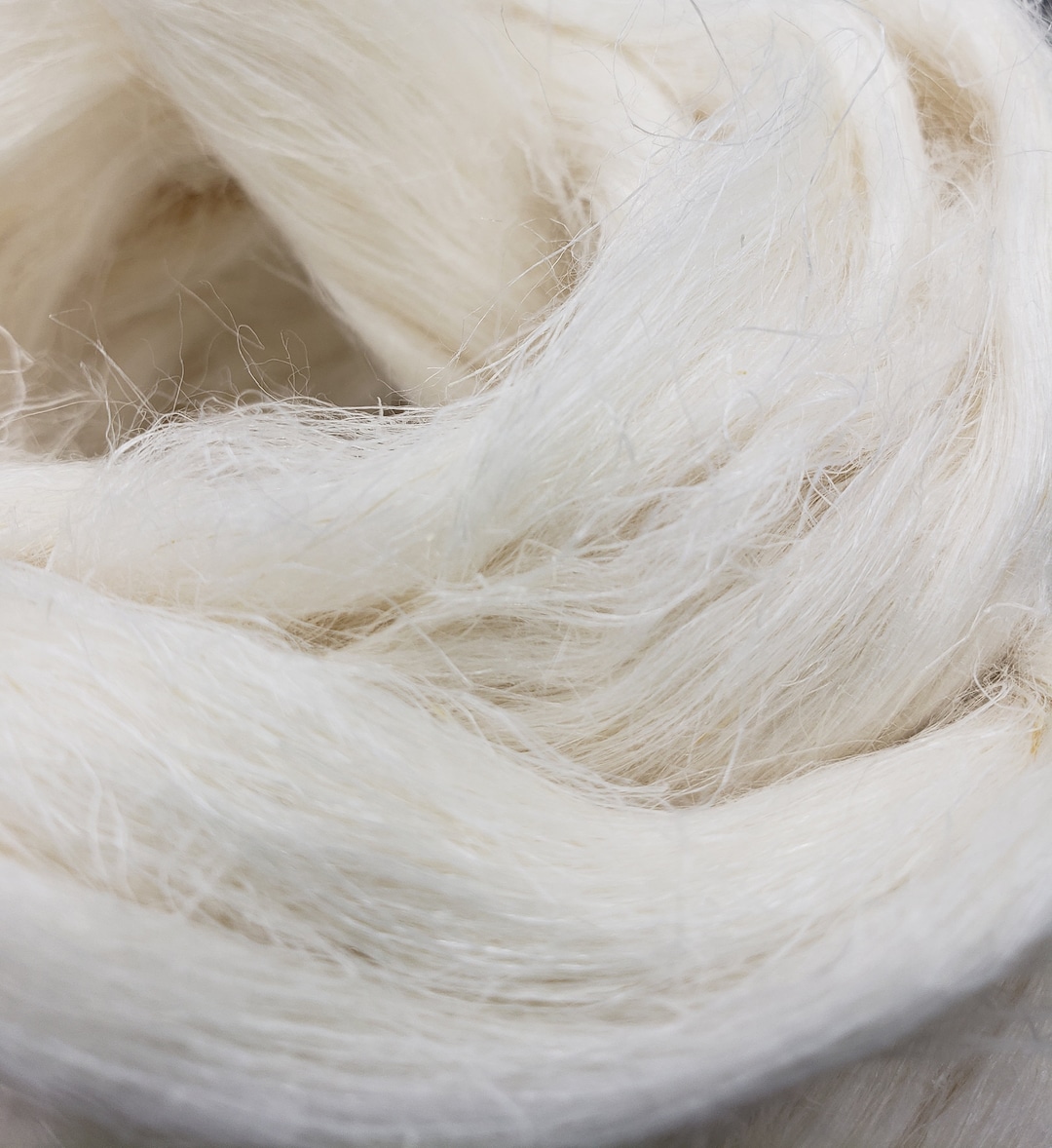 1 Lb Bleached Flax Spinning Fiber, Linen, Combed Top - Etsy