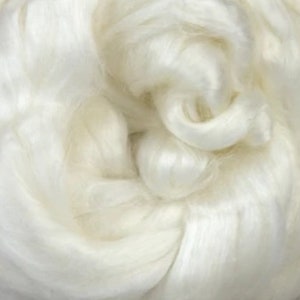 4 Ozs Seacell Fiber, Cellulose, Combed Top, Roving, Spinning Fiber ...