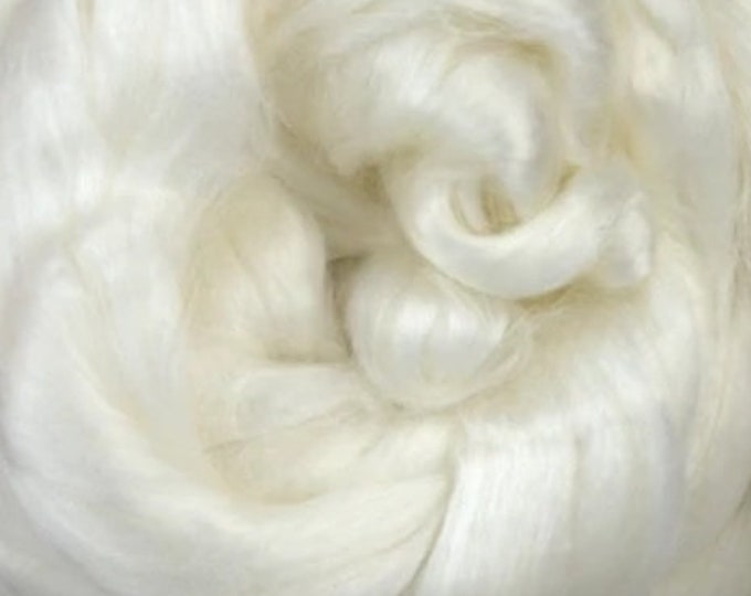 4 Ozs Seacell Fiber, Cellulose, Combed Top, Roving, Spinning Fiber ...