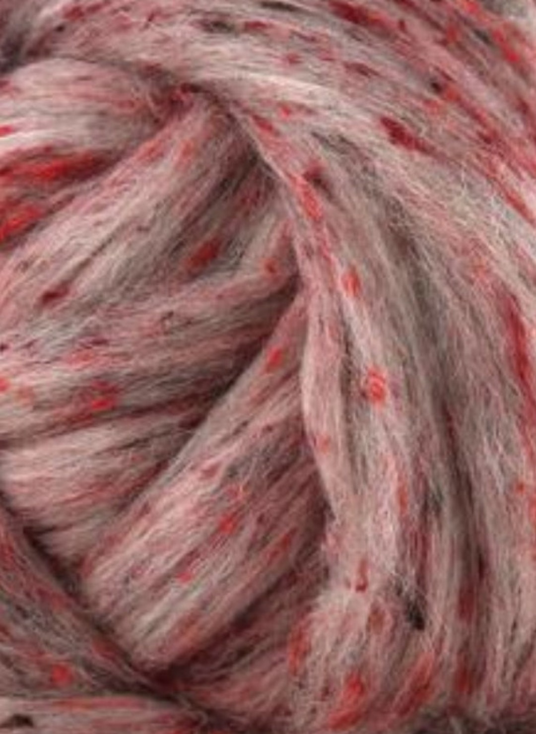 4 Oz Red Tweed Blend, South American Wool, Spinning Fiber, Wool, Combed ...