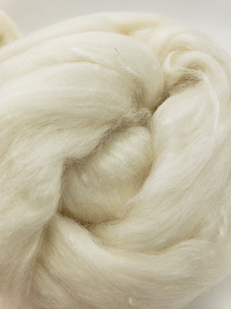 Lullaby Merino/bamboo Tweed Combed Top 4 Ozs 23 Micron - Etsy