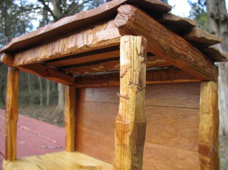 Shed Roof Nativity 12x7 Hand-Crafted Wood | Etsy