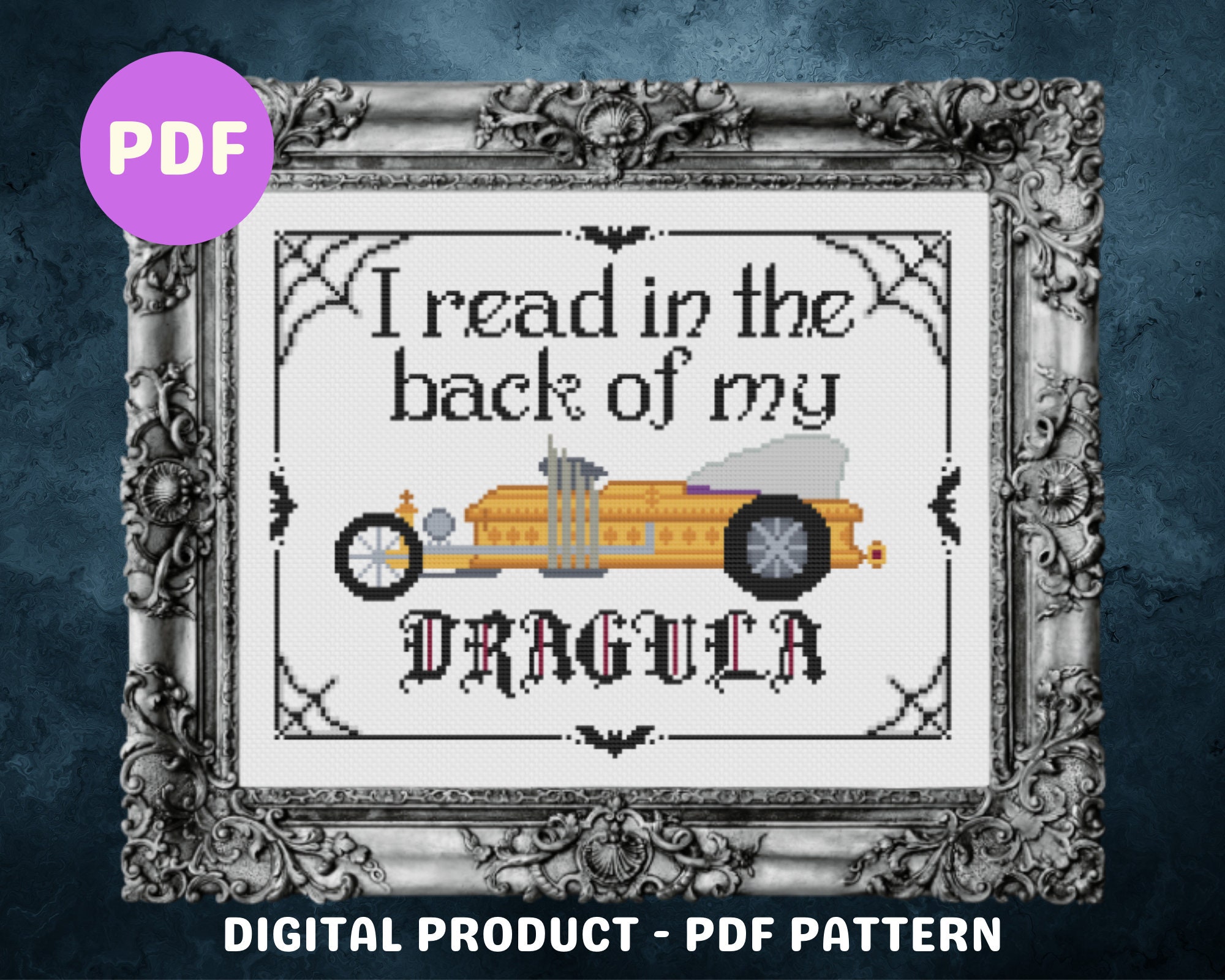 Dragula Cross Stitch Pattern PDF Digital Cross Stitch - Etsy