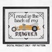 Dragula Cross Stitch Pattern PDF | Digital Cross Stitch Pattern | Book ...