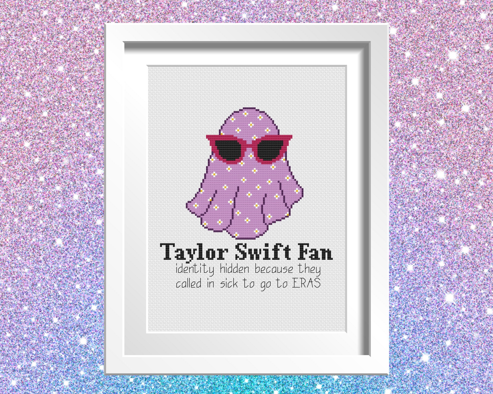 Swiftie Eras Tour Cross Stitch Pattern PDF | Digital Cross Stitch ...