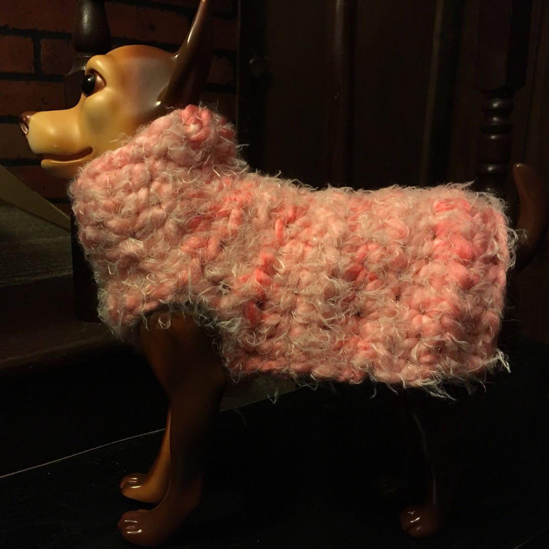 Angel Hair Carnation Custom Dog Sweaterpink Dog - Etsy