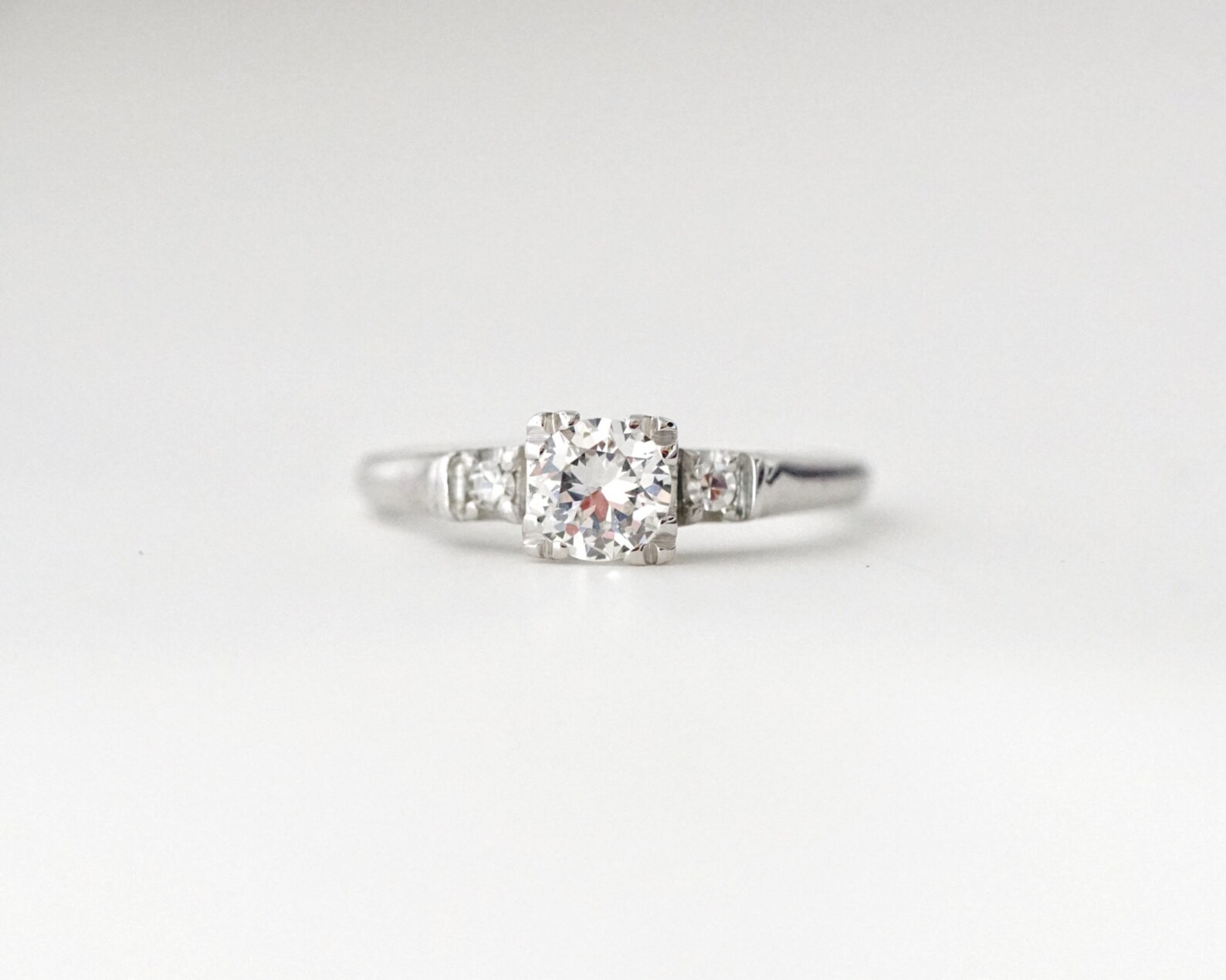 LAYAWAY 1/3 Circa 1930s Art-deo Era Old European Diamond - Etsy