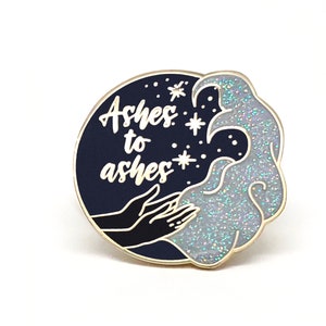 Death Positive Enamel Pin - Mourning Jewelry - Death and Loss Art ...