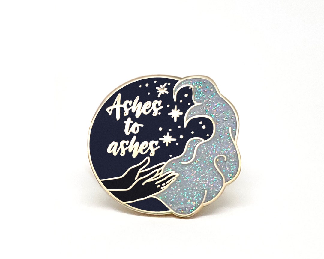 Death Positive Enamel Pin - Mourning Jewelry - Death and Loss Art ...