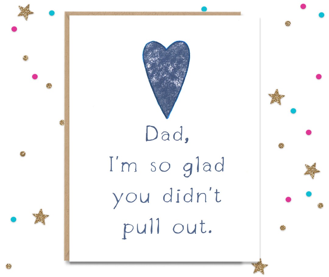 Fathers Day Card, Funny Card for Dad, Funny Card for Father, Card for ...