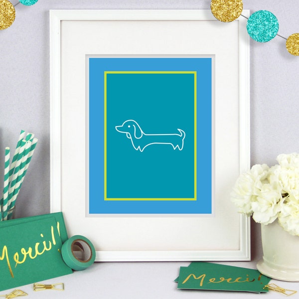 Wiener Dog Art - Etsy
