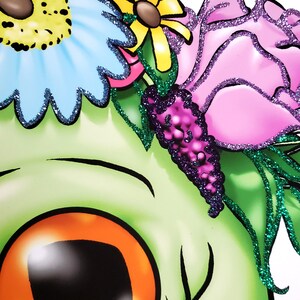 Cthulhu Art Print: Hand Embellished Glitter Poster - Etsy