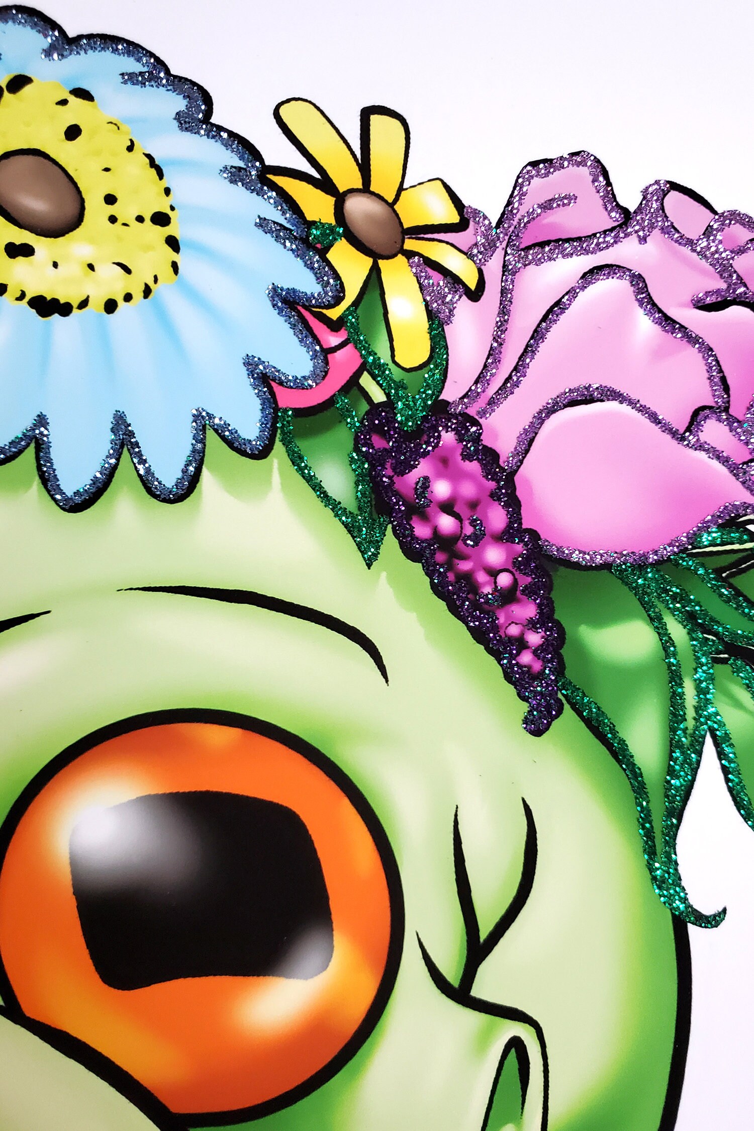 Cthulhu Art Print: Hand Embellished Glitter Poster - Etsy