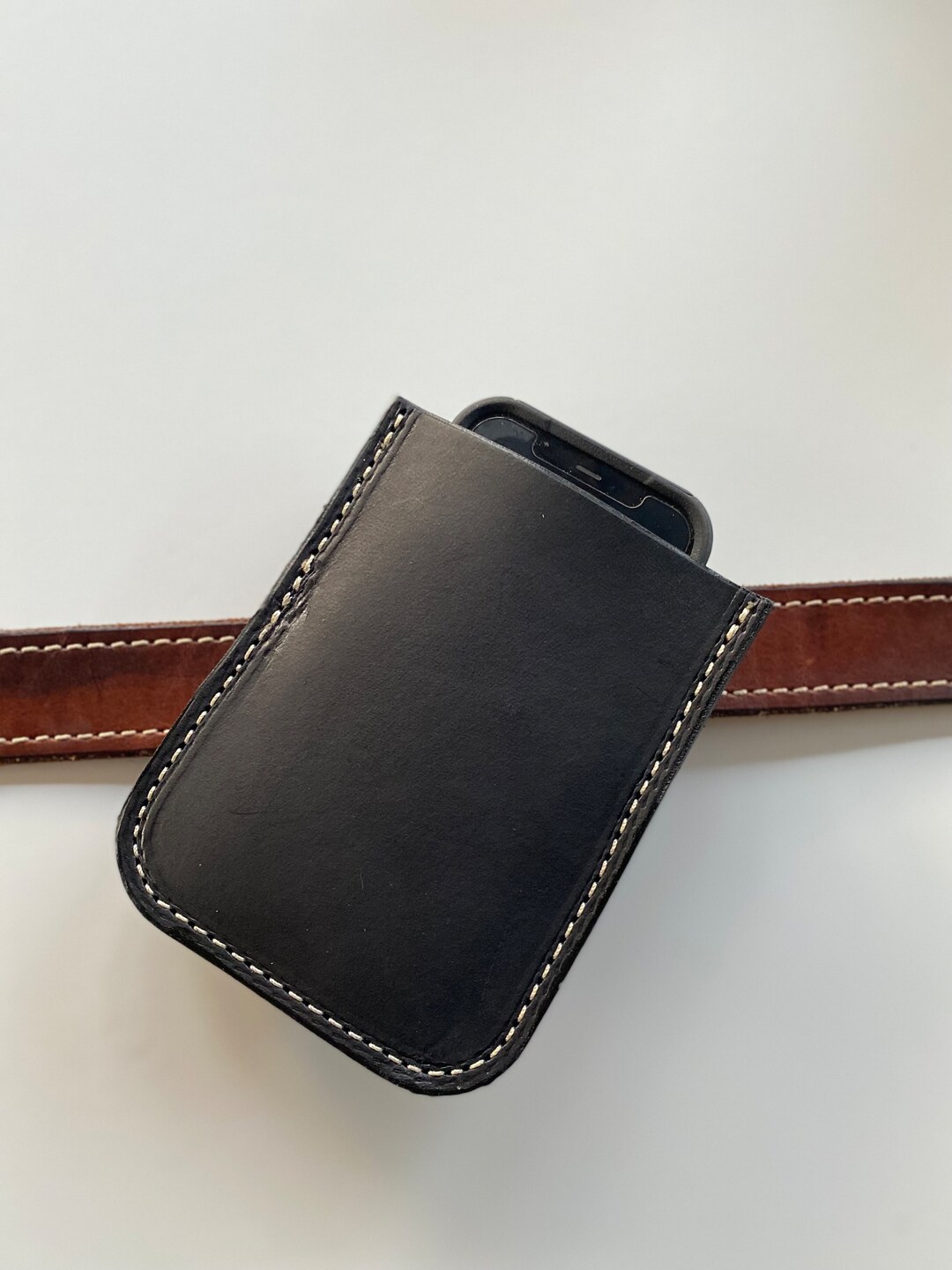 Leather Phone Holster Phone Case Leather iPhone Android - Etsy