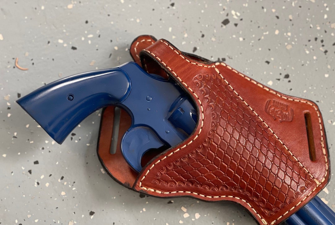 Handmade Colt Python 3 Holster Crossdraw Holster Revolver Holster Made ...
