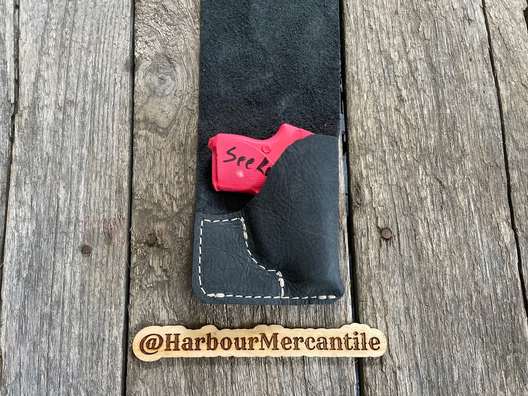 Back Pocket Holster Wallet Holster Handmade Leather Pocket Holster ...