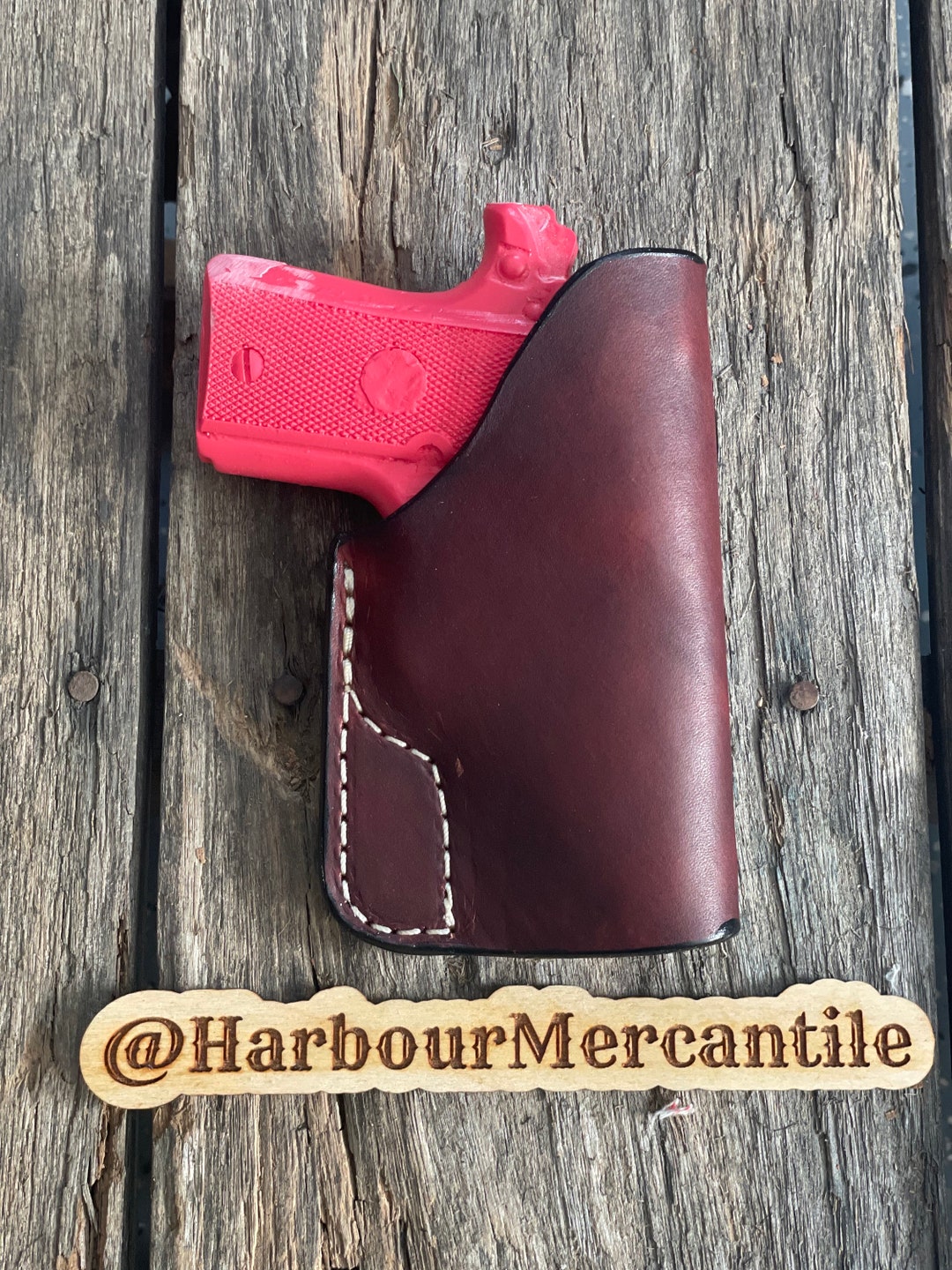 USA MADE Colt Mustang Holster Colt Vest Pocket Holster Handmade Leather ...