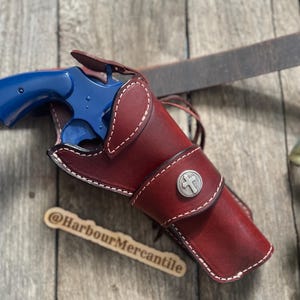 Colt Python Holster Cowboy Holster Crossdraw Holster Leather Holster ...