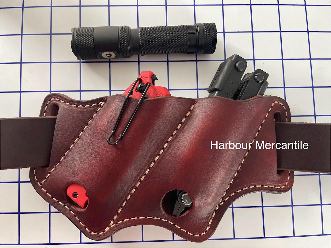 Leatherman Sheath Leather Folding Knife Sheath Horizontal Sheath Pocket ...