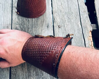 Leather Cowboy Cuffs - Etsy