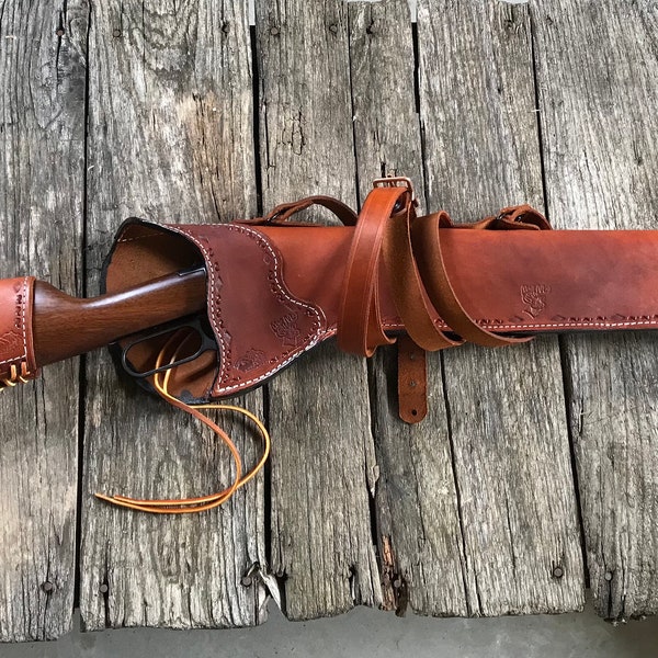 Lever Action Rifle Scabbard - Etsy