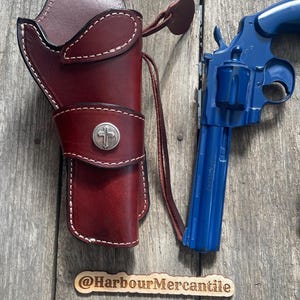 Colt Python Holster Cowboy Holster Crossdraw Holster Leather Holster ...