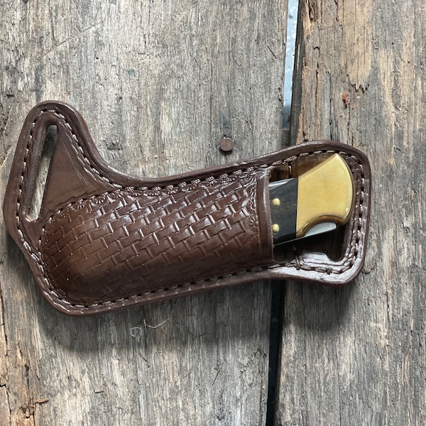 Buck 110 Leather Sheath - Etsy