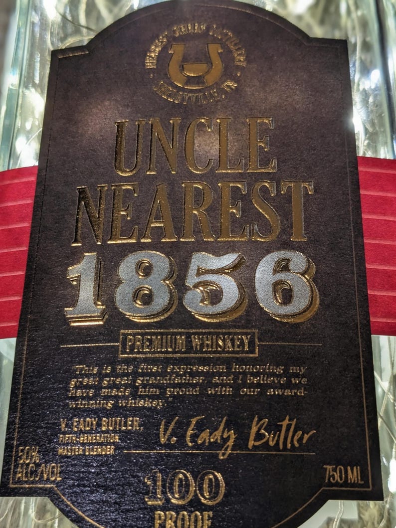 Uncle Nearest 1856 Whiskey Liquor Light - Etsy