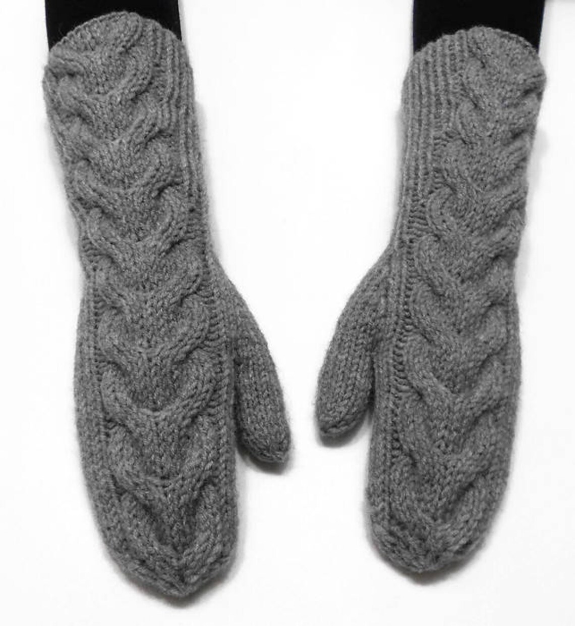 Gray Womens Mittens Bella Swan Mittens Cable Mittens Twilight - Etsy ...