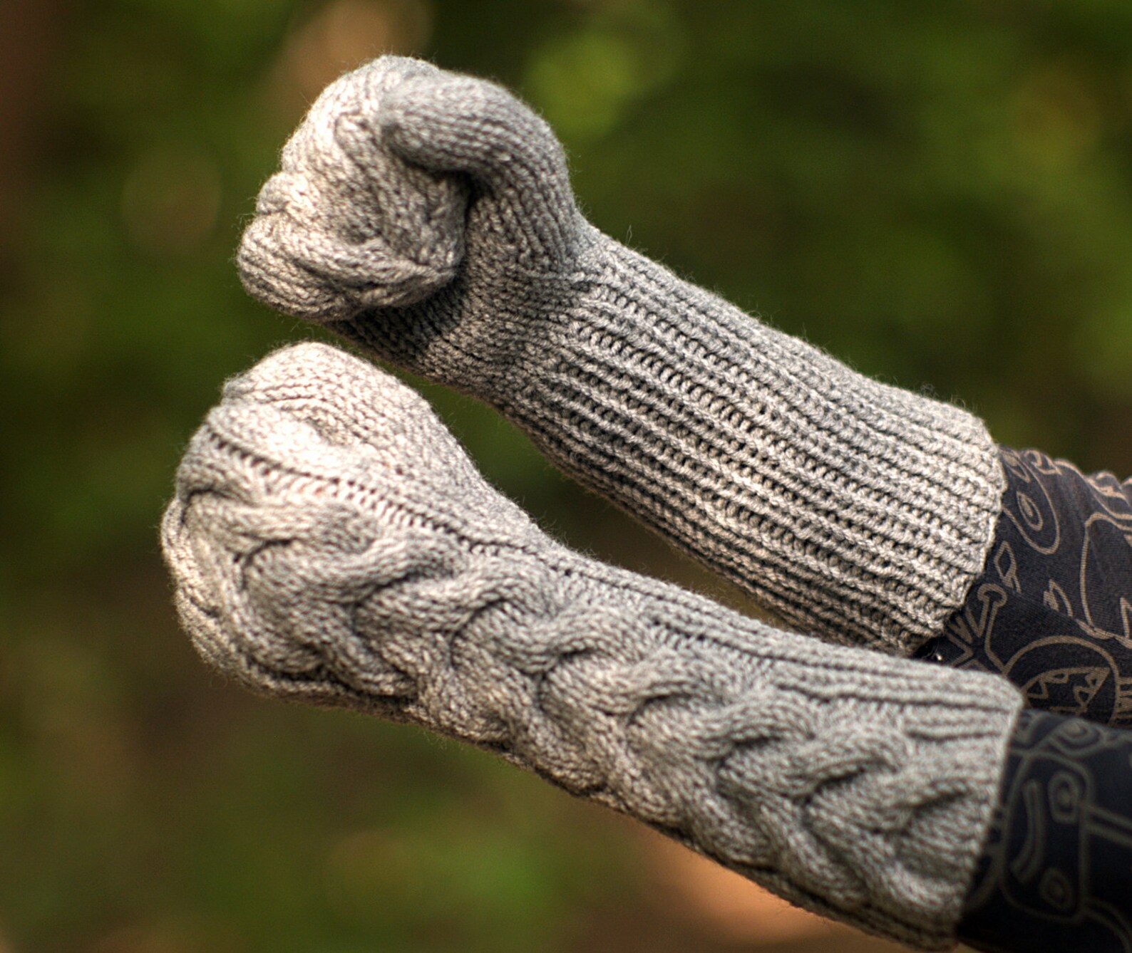 Gray Womens Mittens Bella Swan Mittens Cable Mittens Twilight | Etsy