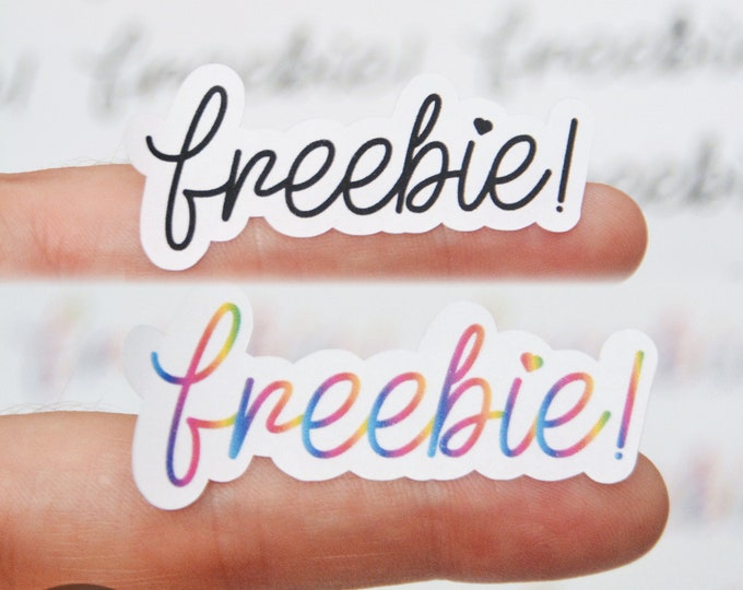Freebie Stickers, Packaging Stickers, Free Sample Stickers, Free Gift ...