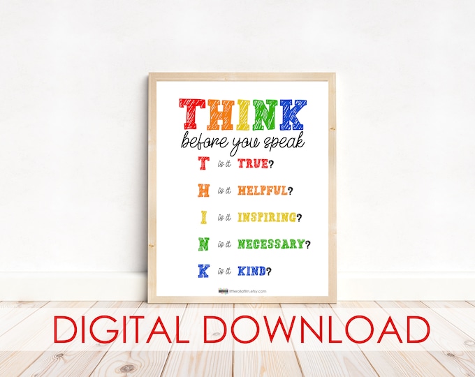 Kindness Posters for Children Affirmation Posters for Kids - Etsy Canada
