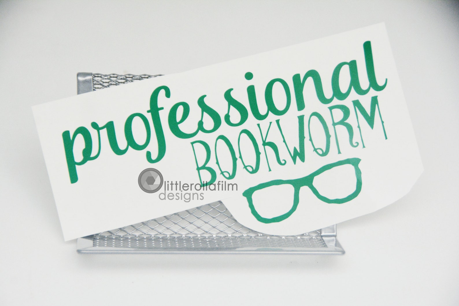 Professional Bookworm Vinyl Decal Gift Gift for Her Gift for - Etsy