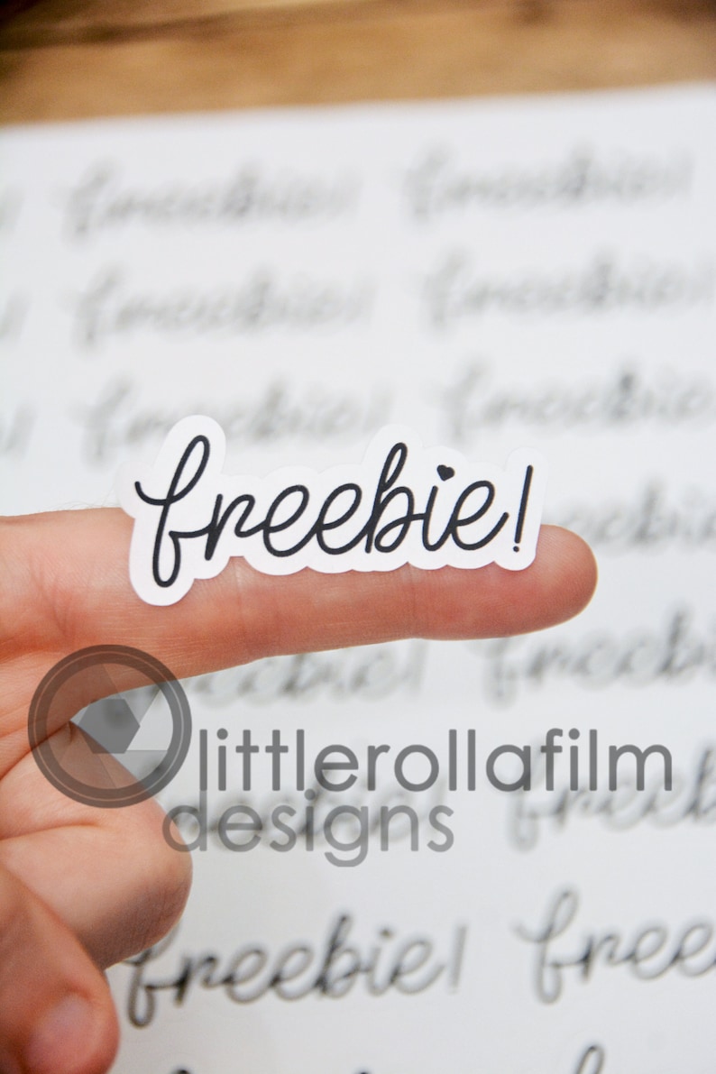 Freebie Stickers Packaging Stickers Free Sample Stickers - Etsy