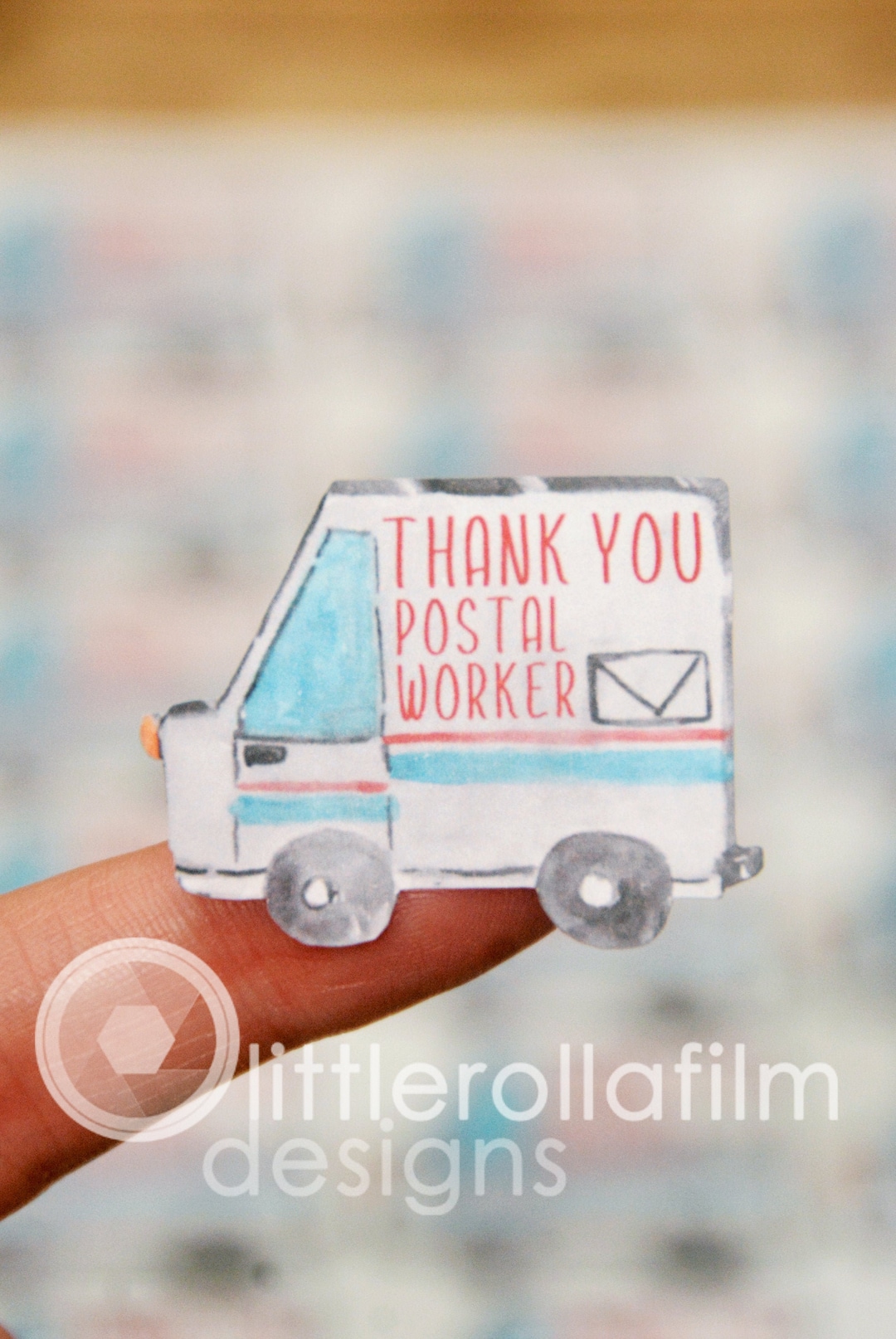 Thank You Postal Worker Stickers, Mail Carrier Stickers, Packaging ...