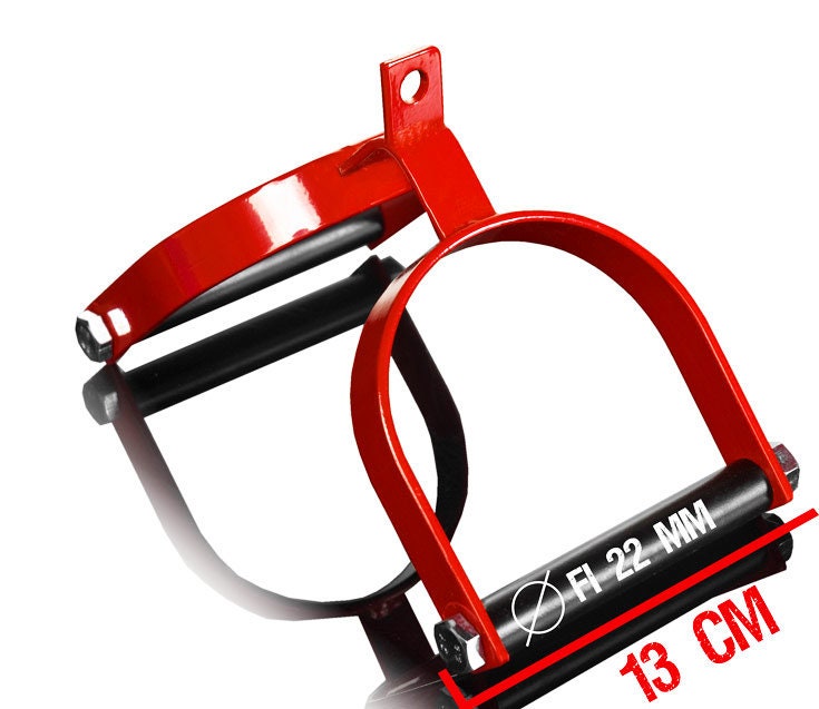 DOUBLE HANDLE ROW V Grip D Gym Handle Cable Machine Attachment red ...