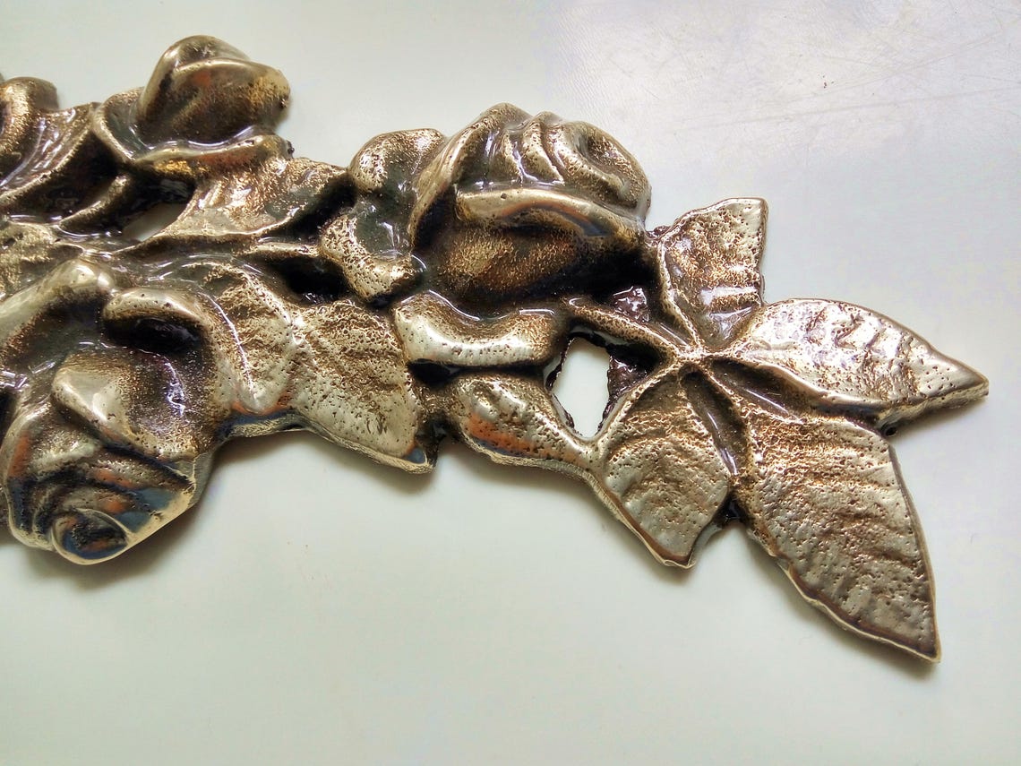 Brass Roses for Monument Grave Decoration Headstone Decor - Etsy