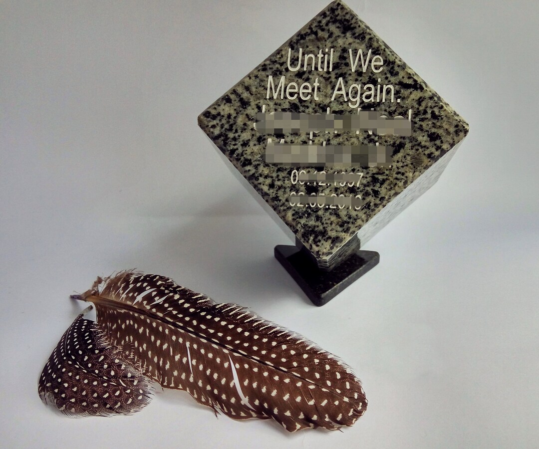 Minimalist Keepsake Urn for Ashes Personalized Cremation Urn Geometric ...