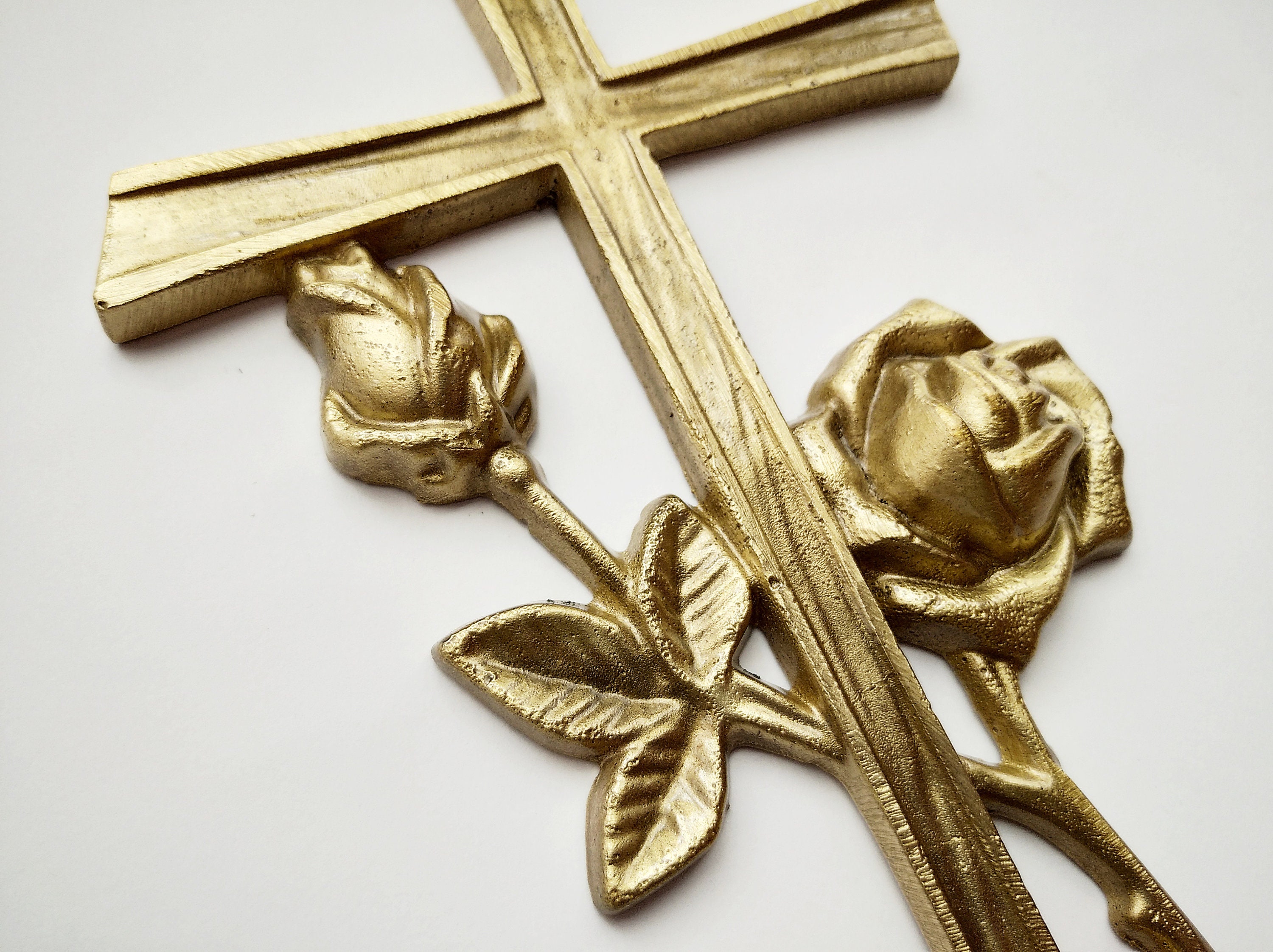 Grave Ornaments Cross Catholic Grave Decoration Large Cross | Etsy