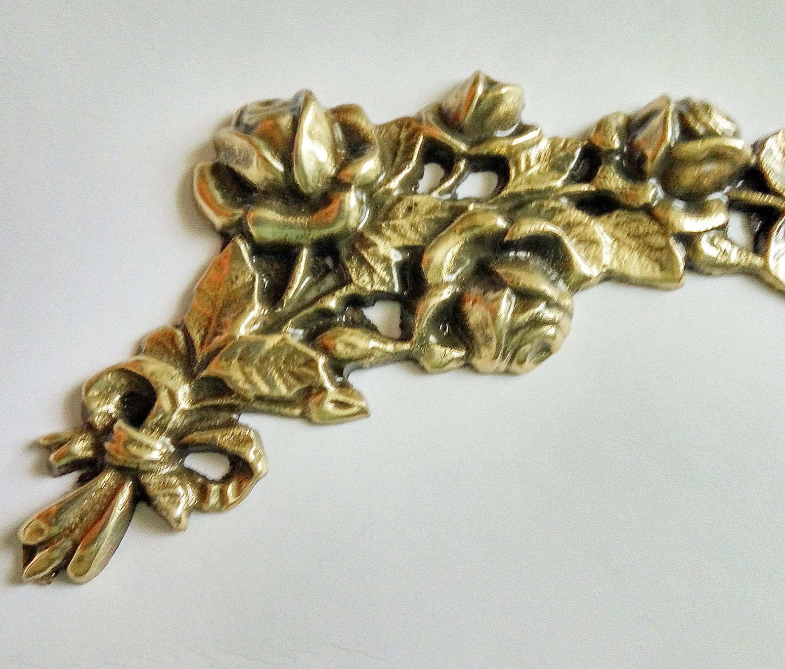 Brass Roses for Monument Grave Decoration Headstone Decor - Etsy
