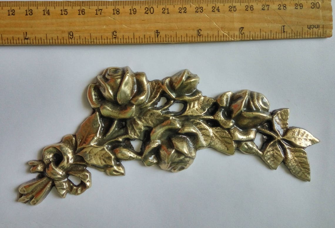 Brass Roses for Monument Grave Decoration Headstone Decor - Etsy