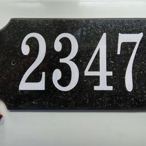 Modern House Numbers Custom House Sign House Number Plaque Address Sign ...