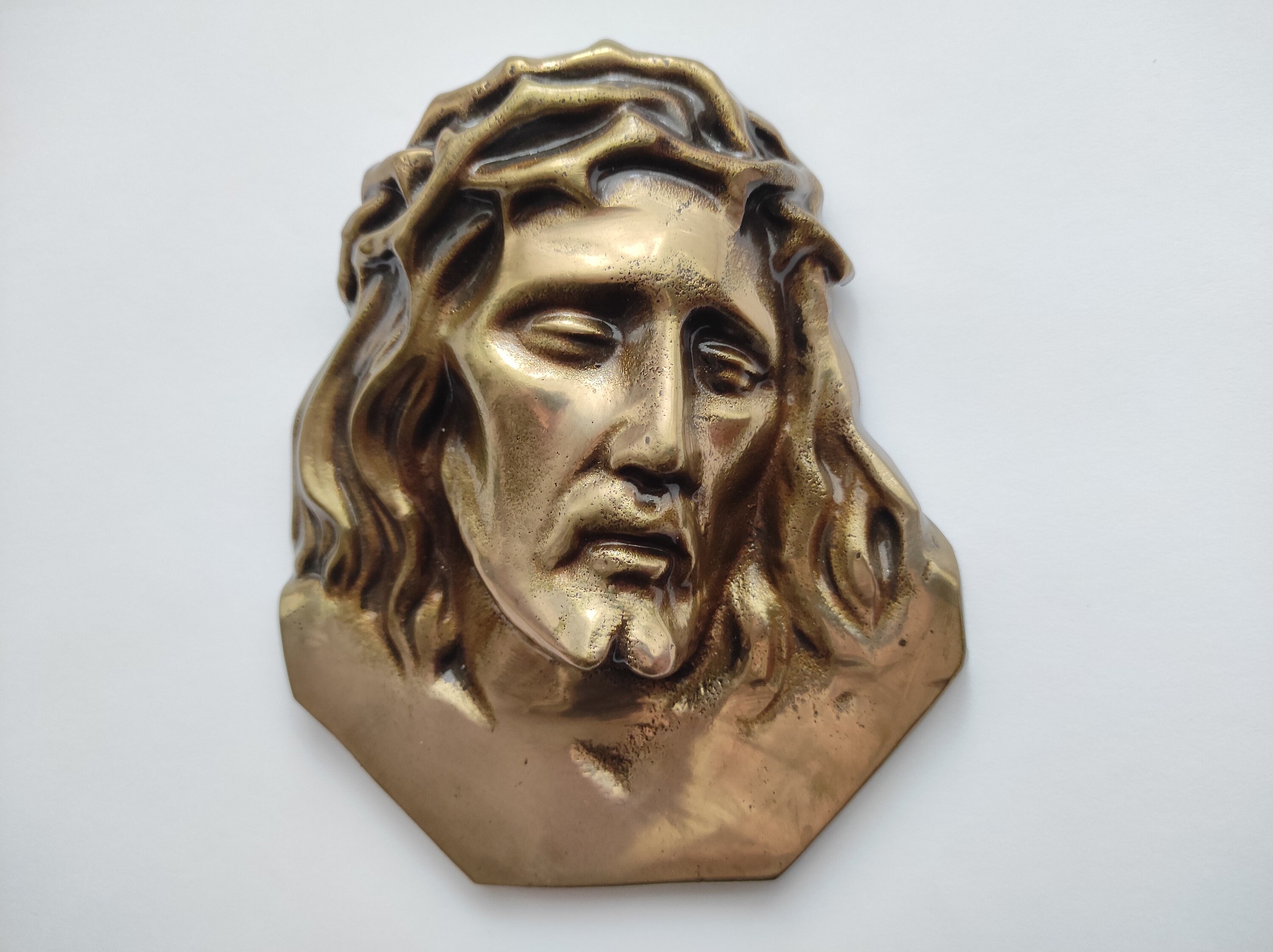 Jesus Christ Headstone Decor Catholic Grave Decoration Brass - Etsy UK